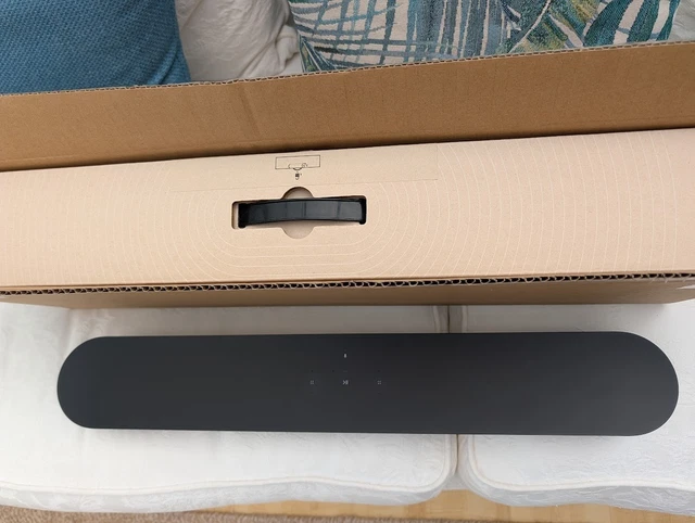 SONOS BEAM (GEN 2) Smart Soundbar - Black, little used, Atmos, all ...