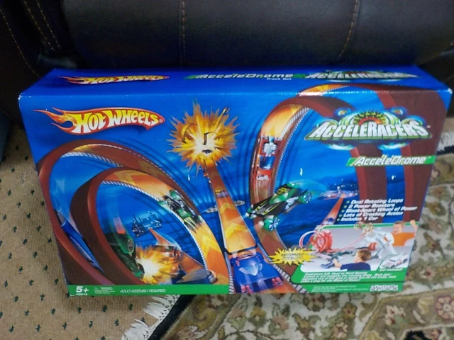 NIB 2005 HOT Wheels Acceleracers AcceleDrome Track Set Cartoon Network ...
