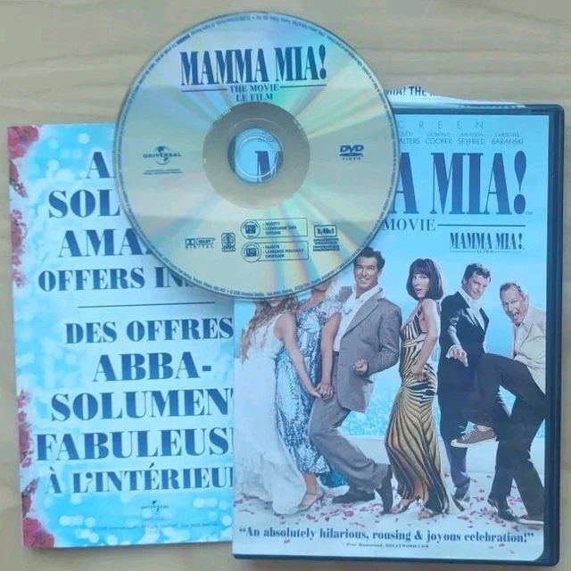 MAMMA MIA! THE Movie (DVD, 2008, Widescreen, CAD) Streep, Brosnan ...