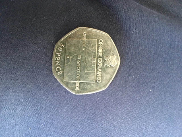 RARE AND SOUGHT after offside rule 50p £10.50 - PicClick UK