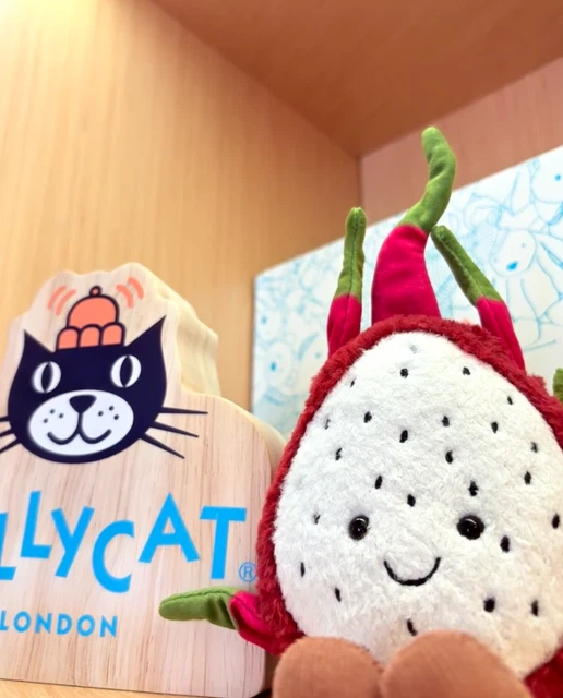 JELLYCAT DRAGON FRUIT Amuseables Complete Tags & Dust Bag Plush Doll ...