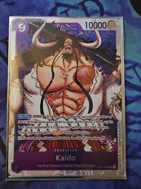 CARTE ONE PIÈCE Kaido ST04-003 SR EUR 1,00 - PicClick FR