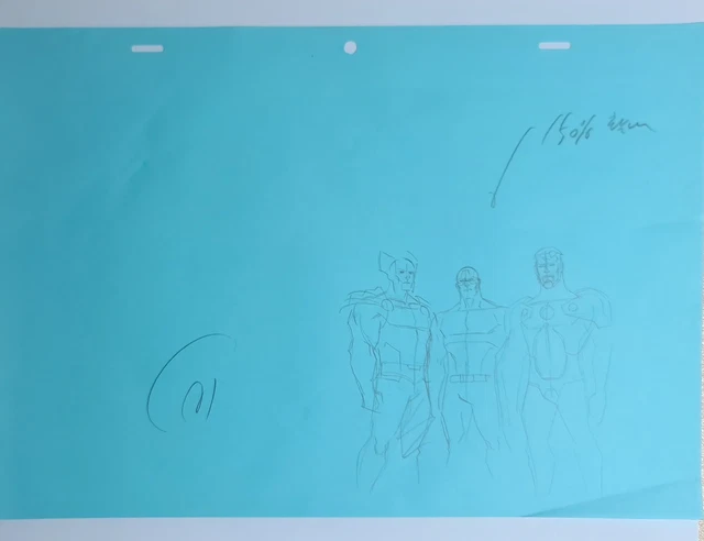 MARVEL AVENGERS ASSEMBLE Production Animation Cel Drawing: 1952 EUR 14 ...