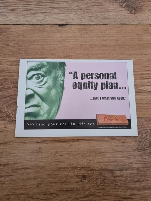 TNEWM59 ADVERT 5X8 Rizla Original: Find Your Roll In Life £5.99 ...