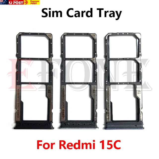 FOR XIAOMI REDMI 15C 4G 5G SIM Card Tray Slot Holder Adapter Socket ...