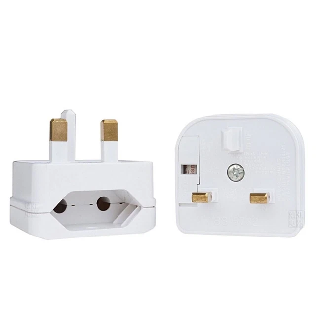 USEFUL EURO TO UK EU To UK Power Socket Adapter Converter Travel Plug ...