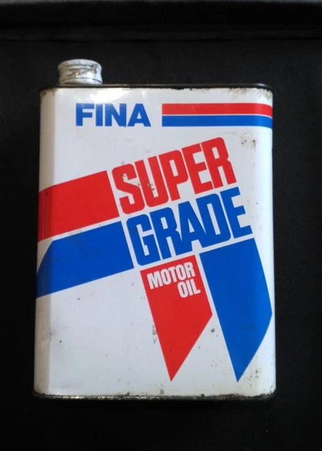 BIDON HUILE FINA super grade 2 litres occasion EUR 4,99 - PicClick FR