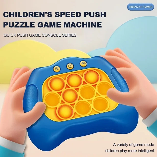 POP IT PUSH Game Controller Bubble Sensory Fidget Toy Electronic Whack ...