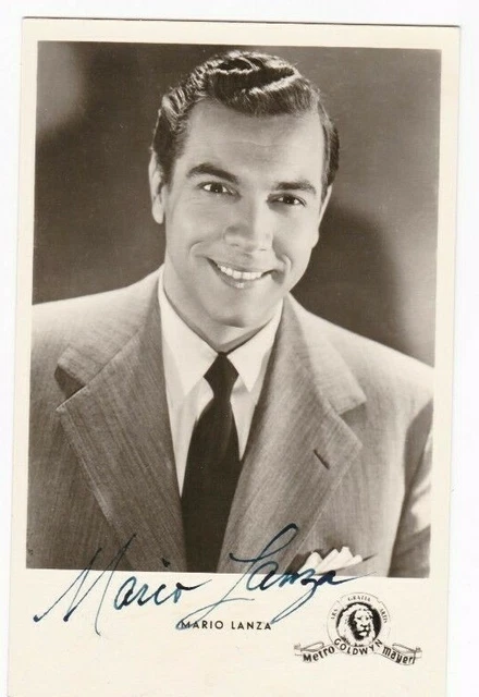 & THE GREAT Caruso" MARIO LANZA orig. signed orig. MGM photo EUR 339,99 ...