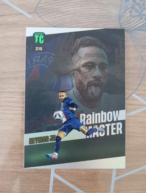 CARTE CARD CARTA RAINBOW MASTER NEYMAR JR Paris PSG Brazil PANINI TOP ...