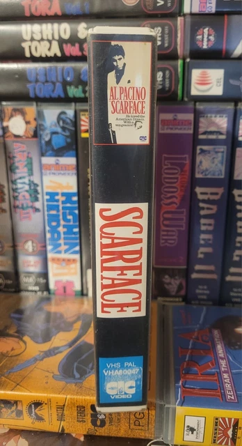 SCARFACE VHS ACTION Thriller 1st Gen Ex-Rental Al Pacino £148.75 ...