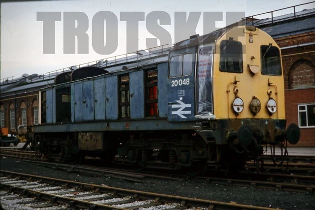 35MM SLIDE BR British Rail Diesel Loco Class 20 20048 c1982 Original £3.99 - PicClick UK