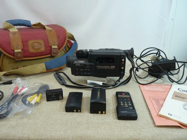 CANON CANOVISION E6 8mm Videokamera mit Zubehör - Thames Hospice EUR 12 ...