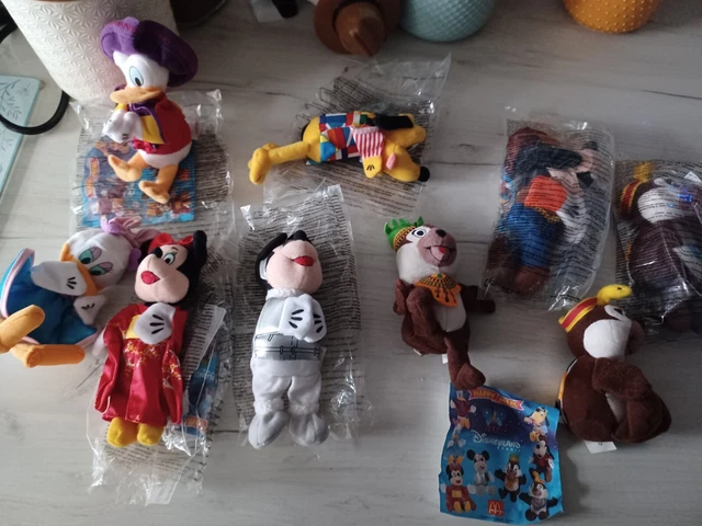 Mcdonalds Disneyland Paris 2000 Complete Set Of 8 Soft Plush Toys