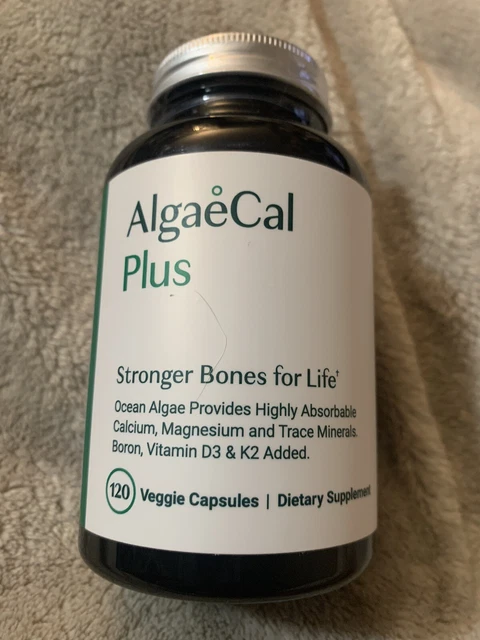 ALGAECAL PLUS PLANT Based Calcium Supplement with Vitamin K2 MK 120 ...