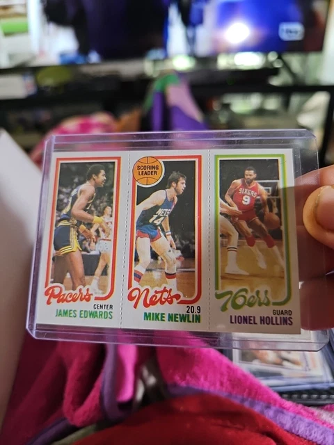 1980-81 TOPPS MINIS NBA James Edwards Mike Newlin Lionel Hollins #118 ...