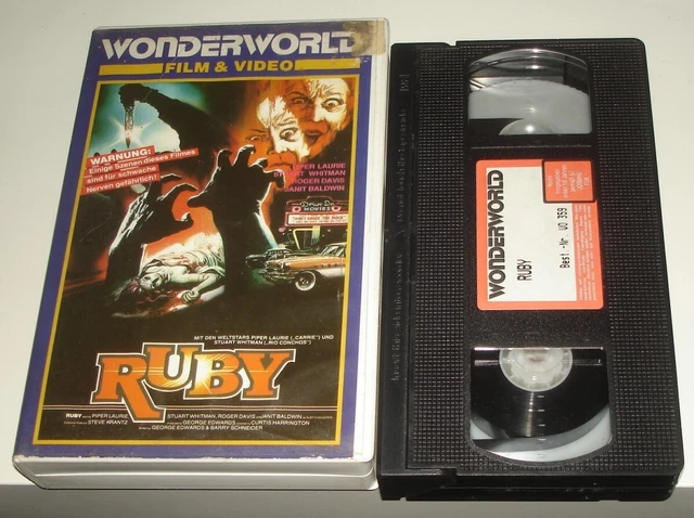 RUBY VHS STUART Whitman Horror Klassiker Rarität EUR 2,50 - PicClick DE