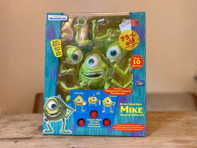 DISNEY BUILD YOUR own Mike Wazowski Talking Model Kit Monsters Inc £70. ...