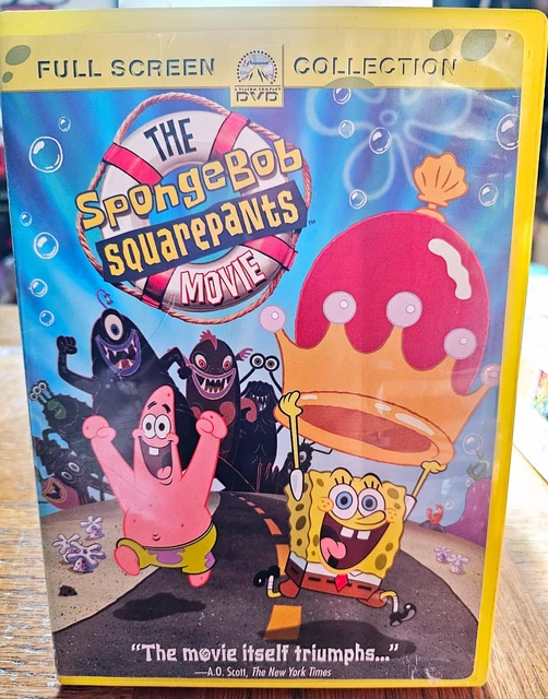 THE SPONGEBOB SQUAREPANTS Movie (DVD, 2005, Full Screen Collection) $5. ...