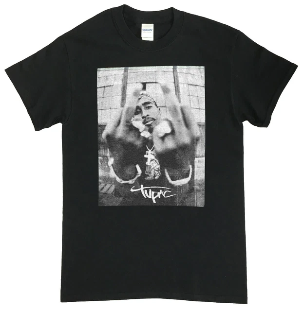 2PAC GANGSTER RAP Tupac Shakur Rapper Hip Hop T shirt Black Tee £9.99 ...