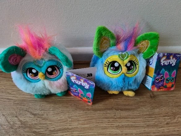 2 X SOFT furbys with clips £3.00 for both, bnwt's £3.31 - PicClick UK