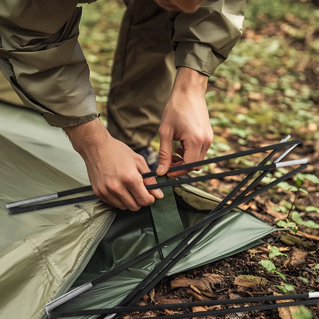 2 PCS FIBER Tent Rod Replacement Beach Canopy Poles Awning Frame £38.99 ...