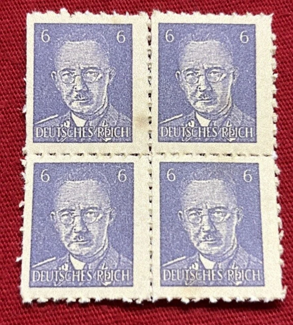 ELITE LEADER WWII WW2 Nazi German Third Reich H. Himmler Postage Stamp ...