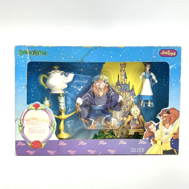DISNEY BEND-EMS BELLE et la Bête Pliable Ensemble Figurine Justoys EUR ...