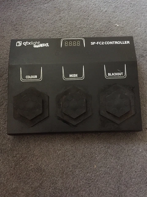 QTX LIGHTING FOOT / Desk Top Controller Sp-Fc2 Powered By Par Can £8.99 ...