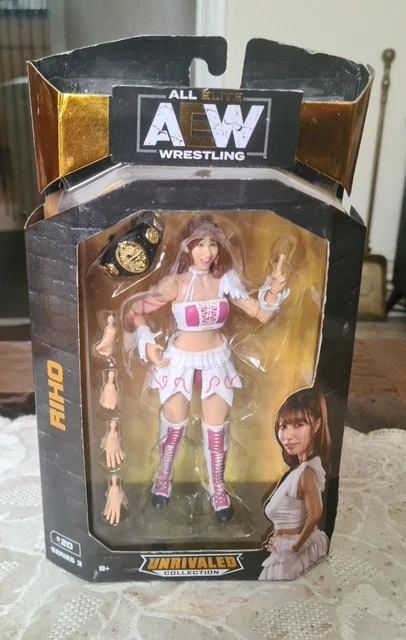 JAZWARES AEW UNRIVALED Collection Series 3 Figura Riho NUOVA EUR 22,96 ...