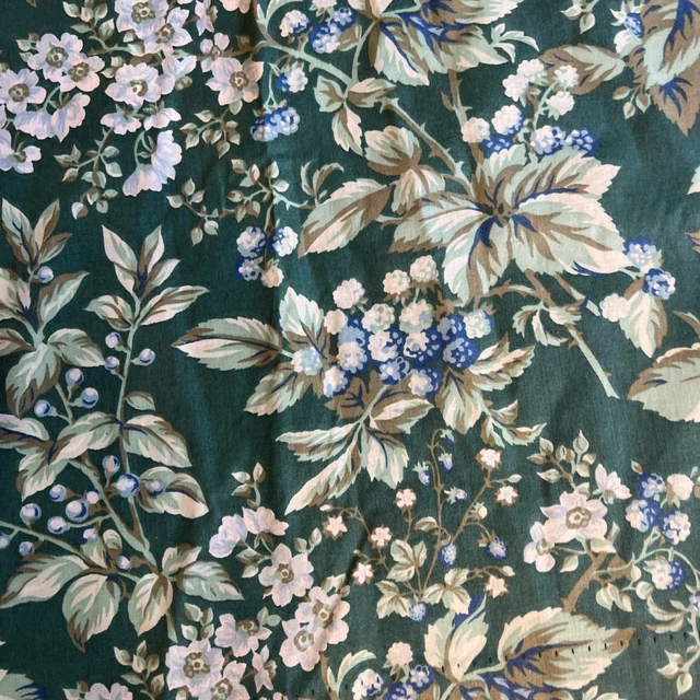 6 LAURA ASHLEY Bramble Berry Curtain Panels Lined Weighted 84”x40” Rod ...