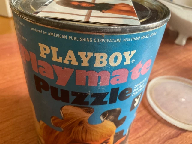 VTG RARE 1971 Playboy Miss September Playmate Centerfold Puzzle Can ...