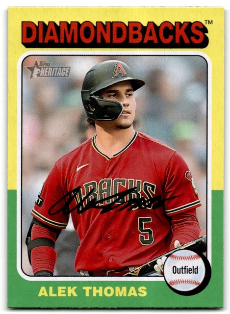 2024 TOPPS HERITAGE Alek Thomas. Arizona Diamondbacks #289 EUR 1,96 ...
