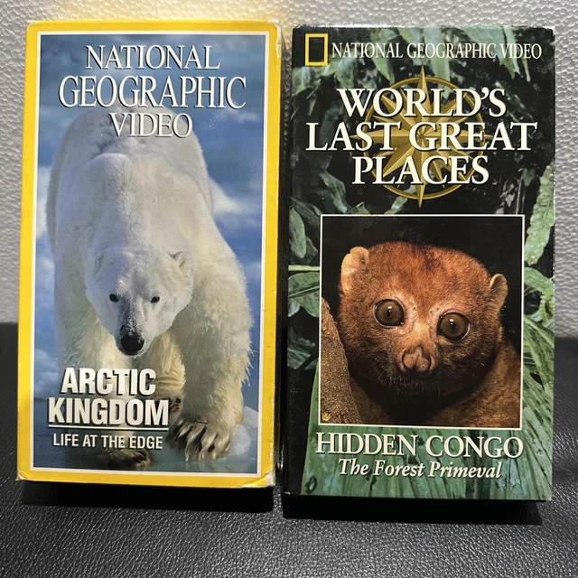 NATIONAL GEOGRAPHIC VHS Tapes Set of 2 Hidden Congo, Arctic Kingdom ...