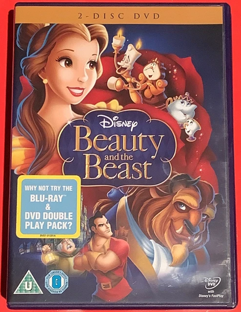 DISNEY 4 DVD Bundle Little Mermaid Beauty& The Beast Ratatouille Return ...