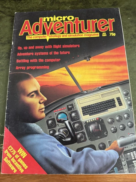 MICRO ADVENTURER MAGAZINE Computer Strategy Simulation Games Jul 1984 ...