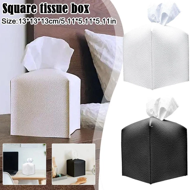 HOUSSE DE BO?TE en tissu carr en cuir PU pour une touche d' l gance dans n' EUR 8,63 - PicClick FR