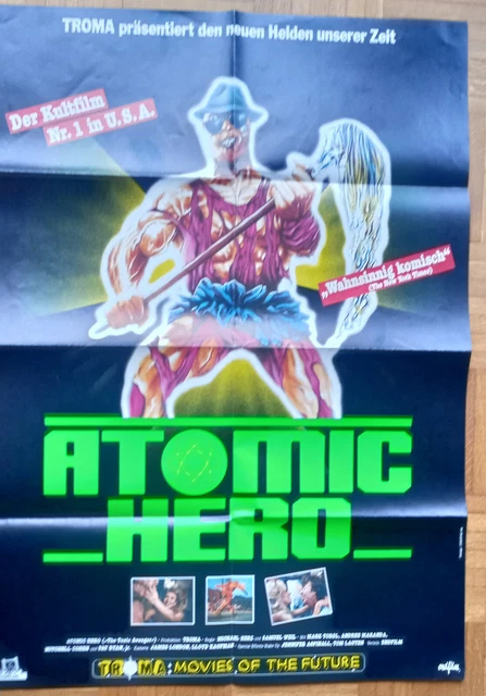 FILMPLAKAT ATOMIC HERO A1 Kinoposter 1985 Horror Trash EUR 4,19 ...