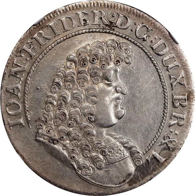 GERMANY BRUNSWICK-LUNEBURG-CALENBERG 1679-HB 2/3 Thaler Ngc Certified ...
