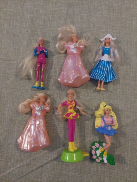 BARBIE MCDONALDS HAPPY Meal Toys collection Of 6 Figures 1990s £8.00 - PicClick UK