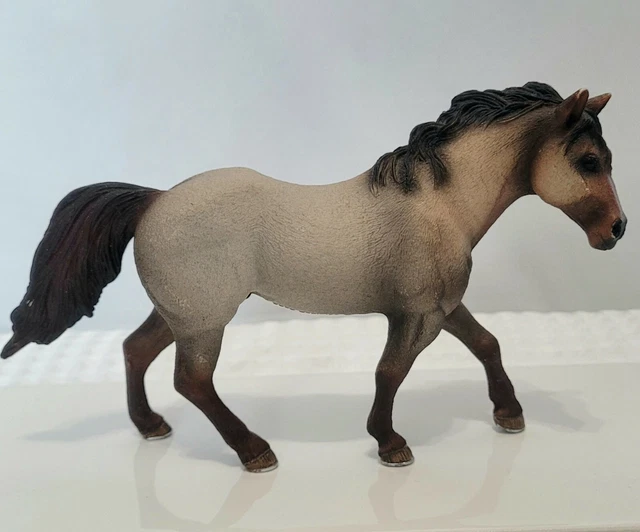 SCHLEICH QUARTER HORSE Red Roan Stallion 2008 Retired 13650 EUR 15,27 ...