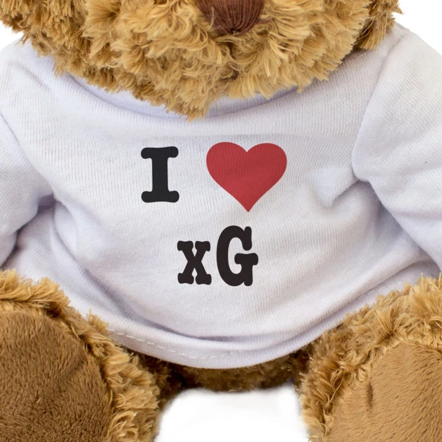 I LOVE XG - Teddy Bear - Cute Funny Soft - Expected Goals Football Gift ...