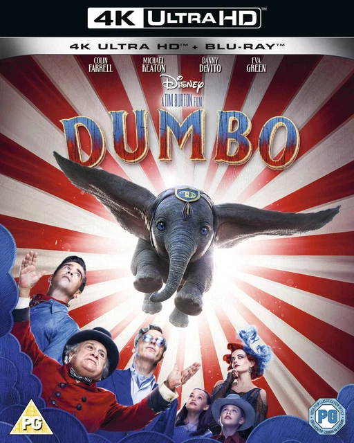 DUMBO (4K UHD Blu-ray) Alan Arkin Deobia Oparei Sharon Rooney Joseph ...