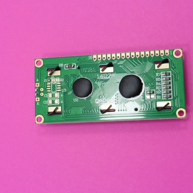 Lcd 1602 Character Display Module Green Screen Led Backlight 16x2 44780