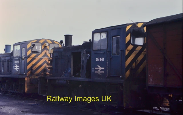 RAILWAY PHOTO - BR Blue class 03 shunters Burry Port P1 £2.00 - PicClick UK