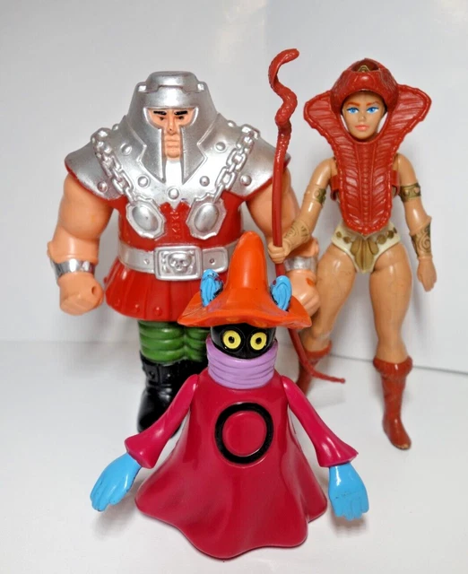 MASTERS OF THE UNIVERSE RAM MAN ORCO TEELA 80s ACTION FIGURES VINTAGE ...