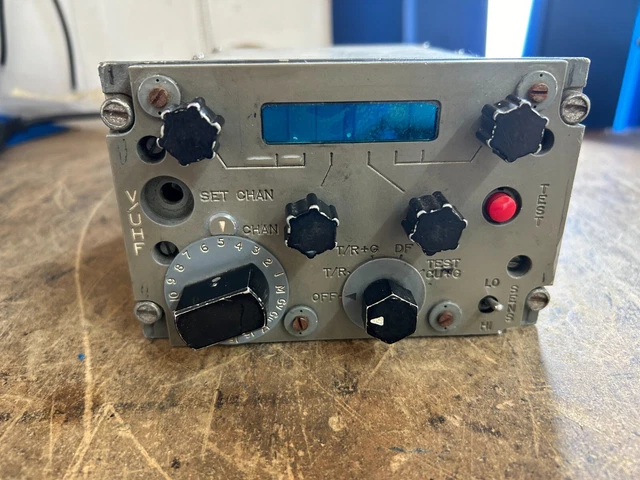 EX MOD TORNADO Aircraft V/UHF Radio Control Panel (R1) £65.03 - PicClick UK