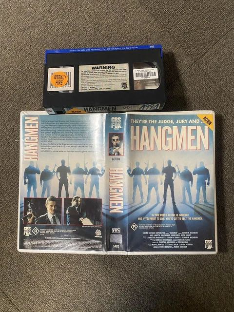 RARE/ HANGMEN VHS/ Original Cbs/fox R-rated Gangster Action Video EUR ...