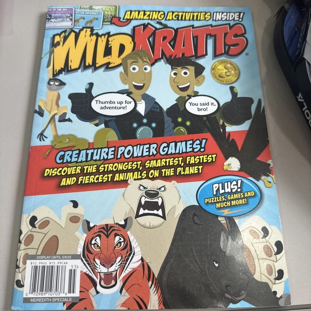 WILD KRATTS MAGAZINE Amazing Activities Inside! 2025 £8.95 - PicClick UK