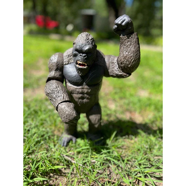 FIGURINE ARTICULÉE GODZILLA vs Kong Mega Punching King Kong 13" Sound ...